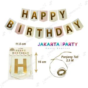 Jual Banner Happy Birthday Mix #2 / Bunting Flag Hbd / Party Flag Hbd ...