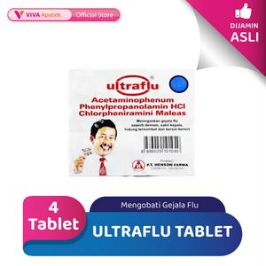 Promo Ultraflu Tablet untuk Mengobati Gejala Flu (4 Tablet) - Jakarta ...