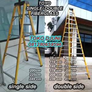 Jual TANGGA FIBER GLASS *Double Side* TOYO- pilihan pjg: 88 cm sampai ...