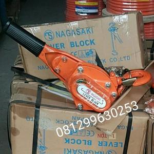 Jual Lever Block 1.5 ton x 1.5 meter Lever Hoist made in Japan ...