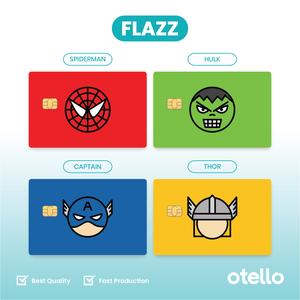 Jual Avengers Kartu eToll eMoney Flazz Gen 2 Tap Cash Brizzi UV Print ...
