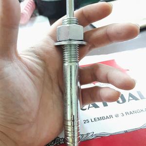 Jual Terbagus Hit Anchor Galvanis 16 X 100 Angkur M16 Putih Galvanis ...