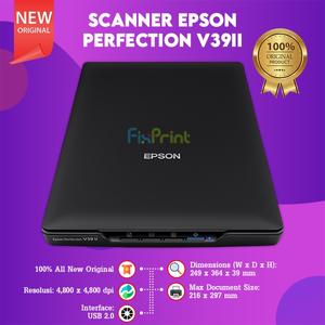 Promo SCANNER EPSON Perfection V39II Pengganti Scanner V39 Flatbed A4 ...