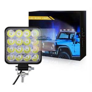 Jual Lampu Tembak Sorot 24 Volt Led Cwl 16 Mata Kotak Cree Truk Bus ...