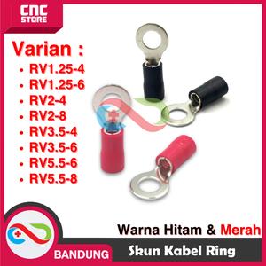 Jual SKUN KABEL RING WARNA RV5.5-6 - KABEL 4MM 6MM BAUT 6MM. HITAM ...