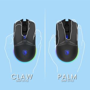 Jual Sades Akimbo Rgb Lightweight Dual Mode Wireless Gaming Mouse ...