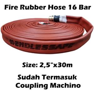 Jual Fire Hose Rubber/Selang Pemadam Hydrant Merk Endlessafe 2,5 Inch X ...