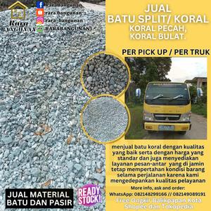 Jual Jual Koral Bulat/Pecah Per Pick Up/ Jual Batu Split Perpick Up - KORAL PECAH - Kota Bekasi ...
