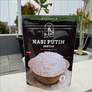 Jual MENU NASI PUTIH INSTAN MAKANAN HIKING H-EAT 70 GR | 1 PORSI ...