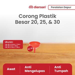 Jual Corong Plastik Besar Serbaguna Ukuran 20 Diansari (ø19,5 x 19 cm ...