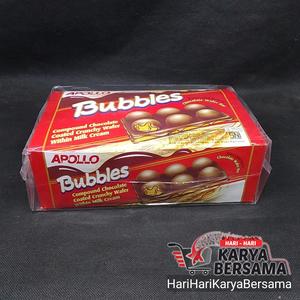 Jual APOLLO BUBBLES BISKUIT CHOCOLATE WAFER BAR 384GR - Kota Medan ...