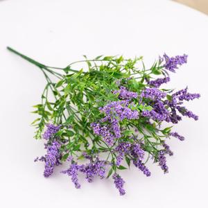Promo Bunga Lavender Foam dengan Daun 5 Cabang Warna Polos - Ungu ...
