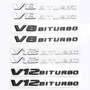 Jual 3D Huruf ABS untuk Stiker Fender Mobil V12 V8 BITURBO Emblem untuk ...