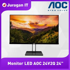 Jual Monitor LED AOC 24V2Q 24" 1920x1080 75Hz IPS HDMI DP AMD FreeSync ...