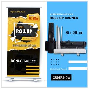 Jual ROLL UP Banner Alumunium 85 × 200 | STAND | TIANG | RANGKA, Banner ...
