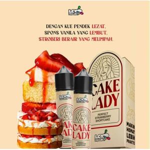 Jual CAKE LADY PERFECT STRAWBERRY SHORTCAKE FREEBASE 2X60ML BY LCV ...