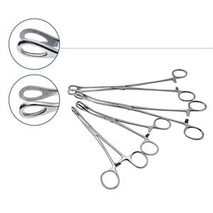 Jual Sponge Forceps Straight/Curved Serrated Jaws Surgical Instruments ...