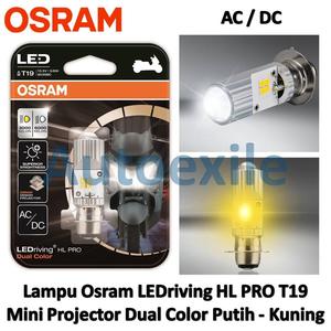 Jual Osram LED PRO Dual Color T19 H6 M5 AC DC Kaki1 Mini Projie Lampu Motor - Kota Medan ...