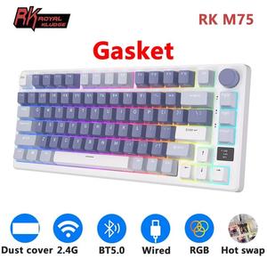 Jual Import M75 RK ROYAL KLUDGE Keyboard Mekanikal, Papan Ketik Gamer ...