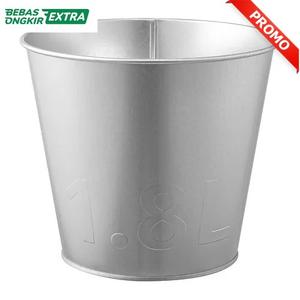 Jual Pot Tanaman Indoor Outdoor Galvanis Anti Karat Ukuran 15 cm - Kota ...