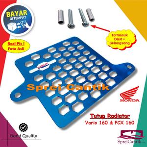 Jual Cover Tutup Radiator PCX 160 / VARIO 160 ABS CBS Bahan Besi CNC ...