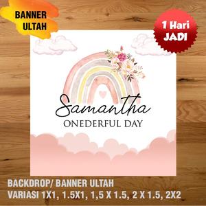 Jual BOHO RAINBOW BANNER/ BADROP/ SPANDUK ULANG TAHUN UL-TAH MURAH ...