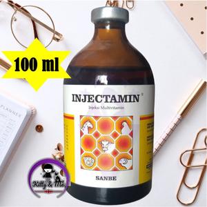 Jual Injectamin 100 Ml - Multivitamin Lengkap Untuk Kesehatan Hewan ...