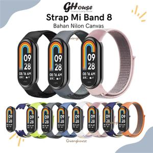 Jual Strap Xiaomi Mi band 8 Nylon Tali Pengganti Mi Band 8 Bahan Nilon - Army, Miband 8 ...