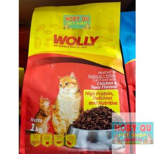 Jual Makanan Kucing Mother Kitten Wolly Chicken 1kg - Kota Medan ...