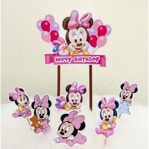 Jual TOPPER BABY MINNIE MOUSE / CAKE TOPPER BABY MINNIE MOUSE PINK ...