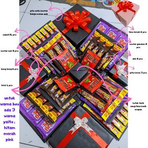 Jual sna box kotak tarik 4 lapis, kado ulang tahun berlapis, kotak ...