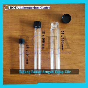 Jual Tabung Reaksi dengan Tutup Ulir / Test Tube With Screw Cap / Hach ...