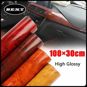 Jual Stiker Dashboard Mobil/Tahan Air PVC Sticker Motif Kayu Interior ...