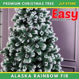 Jual Pohon Natal Salju 1 Meter 1,2 4Ft Alaska Rainbow Fir Tree Bonus ...