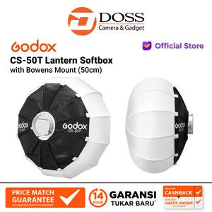 Promo Godox CS-50T Lantern Softbox with Bowens Mount 50cm Lantern CS50T ...