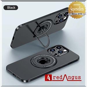 Jual Iphone 13 Pro Max 13Pro Magsafe Matte Hard Case Pull Ring Stand ...