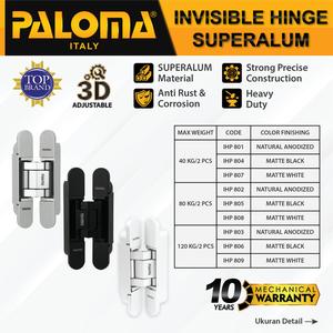 Jual Paloma Engsel Tanam Invisible Concealed Hinge Pintu Jendela Ihp 80 - Kota Malang ...