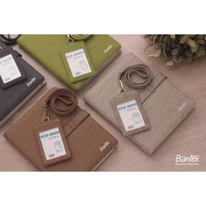 Jual Bantex 8869 Name Tag ID Card Holder Kulit + Tali lanyard - 8869-65 ...