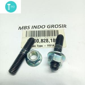 Jual 2 set BAUT TANAM M8 x 40 BAUT 12 DOBEL DRAT BAUT GEAR BAUT KNALPOT ...