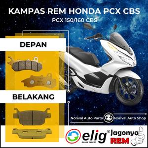 Jual PCX 160 Kampas Rem PCX 160 CBS Depan Belakang Original Elig ...