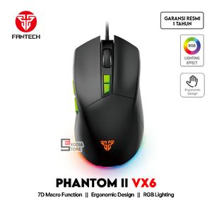 Jual Fantech Phantom Ii Vx6 Mouse Gaming Macro Programmable Gaming ...