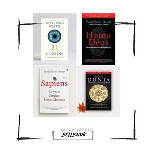 Jual Buku Sapiens - Homo Deus - 21 Lessons - Sejarah Dunia - Sapiens ...