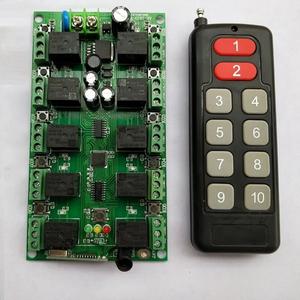 Jual 433Mhz Dc 12V 10A 10 Channel Rf Wireless Remote Control - Kota ...