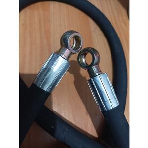 Jual selang solar selang hidrolik 3/8 R2 80 cm banyo 14 mm 330 BAR ...
