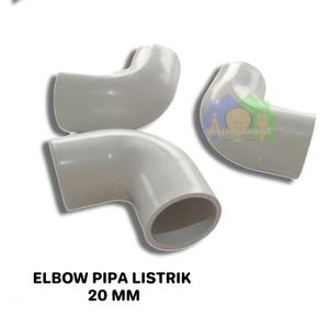 Jual ELBOW PIPA CONDUIT LISTRIK 20 MM WARNA PUTIH / ELBOW CONDUIT ...