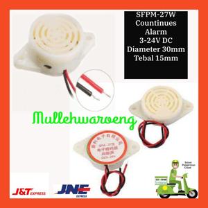 Jual SIREN SFM-27W PIEZO ELECTRIC BUZZER NOTIF ALARM MINI 3-24V DC ...