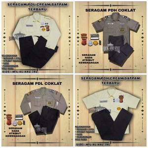 Jual Seragam Satpam Terbaru / Seragam Satpam Coklat / Seragam Satpam Krem / - Jakarta Utara ...