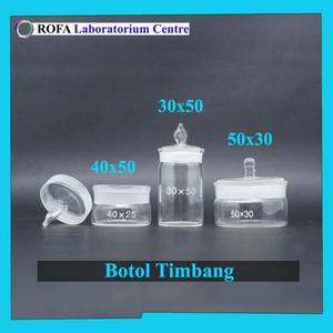 Jual Botol Timbang / Weighing Bottle / Alat Menimbang Massa Padatan ...