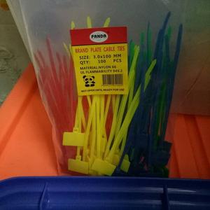 Jual Kabel ties label nylon marker 1 Pack warna Kuning label tie maker ...
