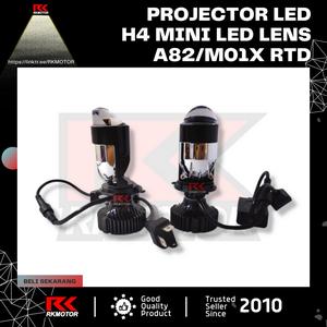 Jual Projector Mini LED RTD Lampu Utama Headlamp H4 Putih Avanza Xenia ...